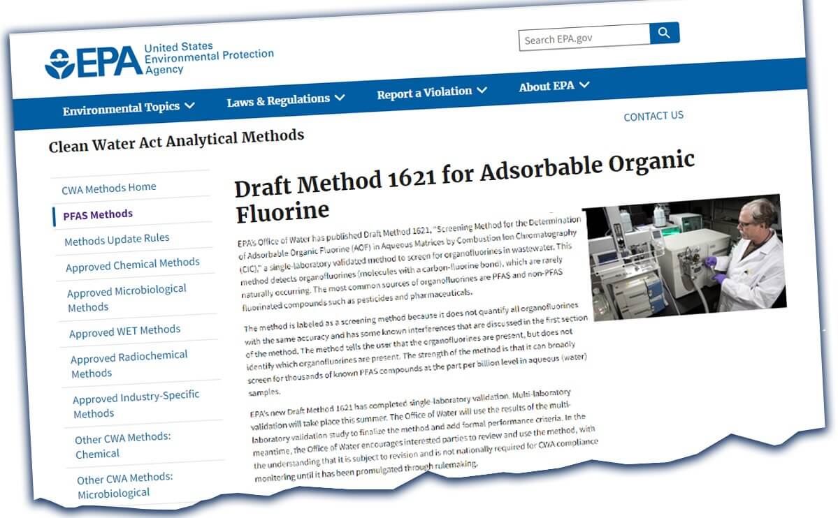 June 2022 – US EPA Posts Method 1621 – Environmental Standards, Inc.